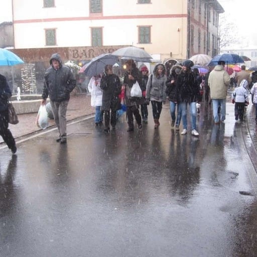 Fiera di Uggiate sotto la neve Non era mai successo - Homepage