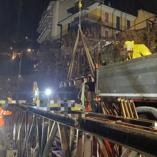 Blevio, via il ponte Bailey sull’ex Lariana - Cronaca, Blevio