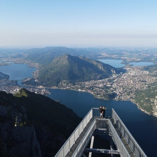 La passeggiata di Dante fino al belvedere sul lago