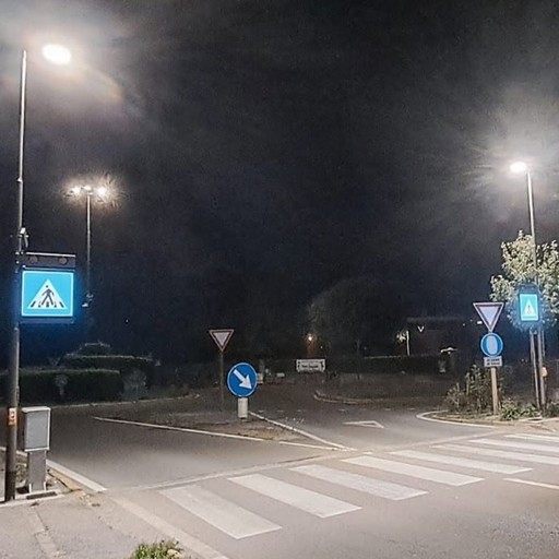 Nuove strisce pedonali “smart” a Brenna